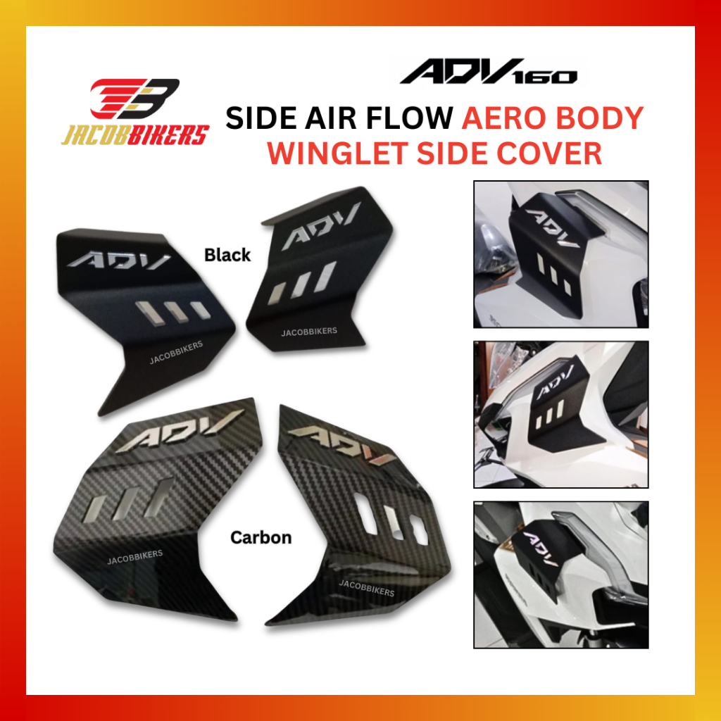 HONDA ADV160 AEROX160 ADV Side Air Flow Aero Body Winglet Side Cover 2 ...
