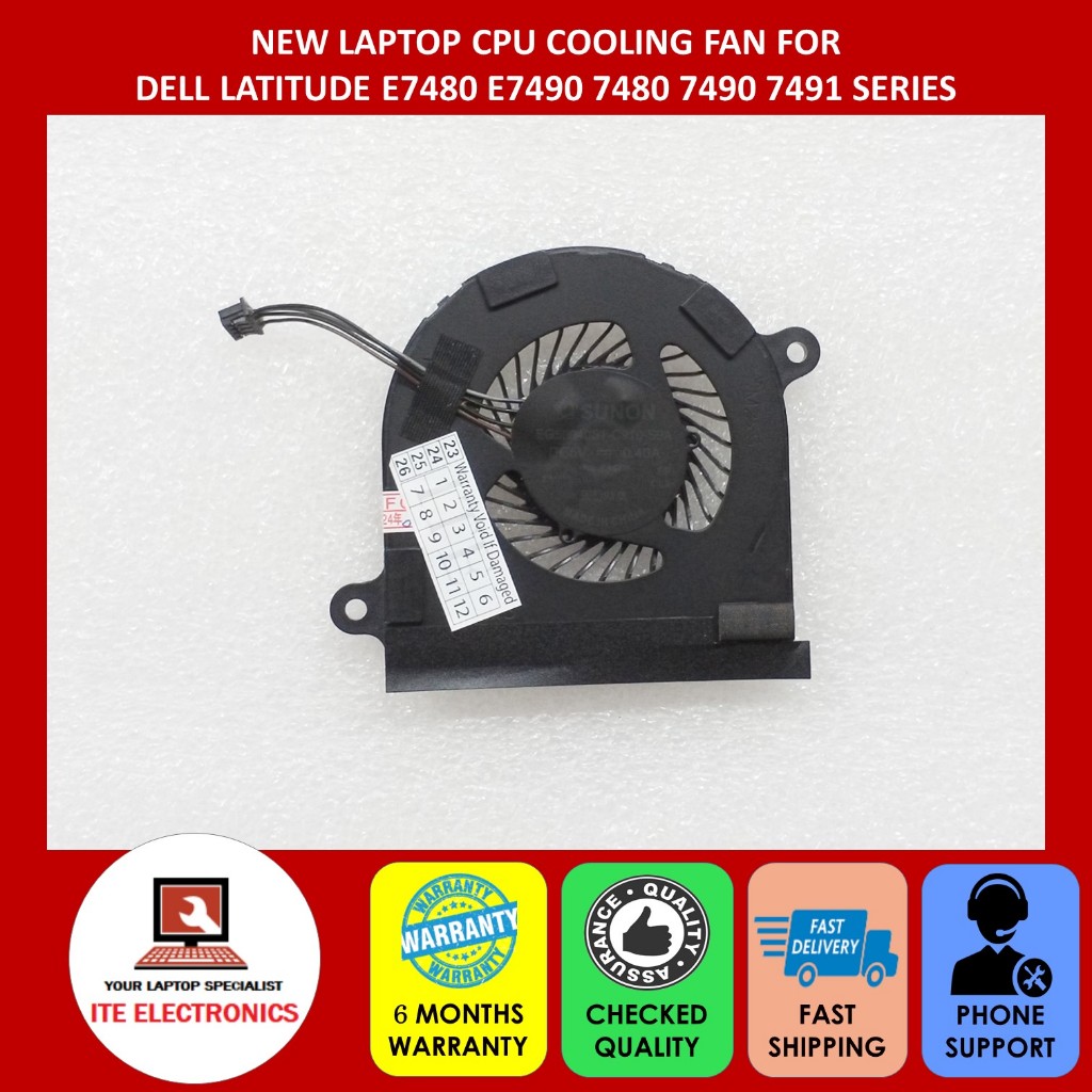 NEW DELL LATITUDE E7480 E7490 7480 7490 7491 SERIES LAPTOP CPU COOLING ...