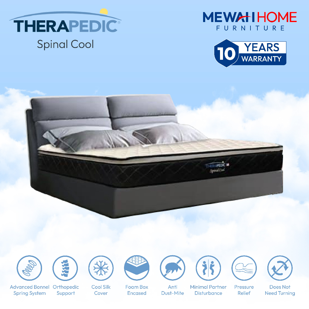 Mewah Home_THERAPEDIC_Spinal Cool Bonnel Spring Mattress_弹簧床垫_Ready ...