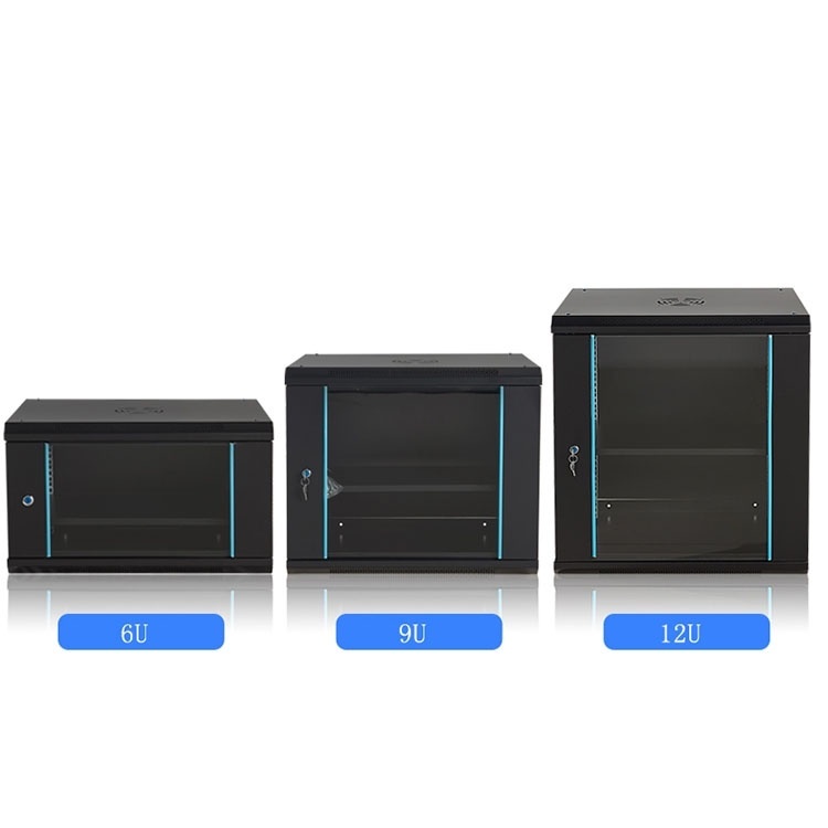 Wall Hanging Network Cabinet/Server Rack/Network Switch Cabinet Glass ...