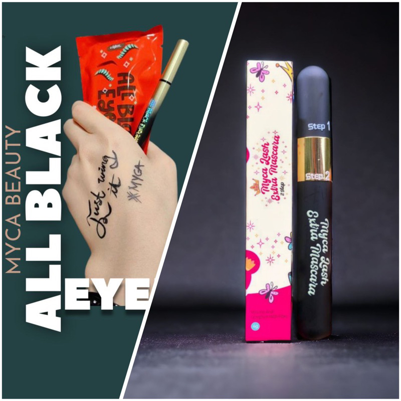 MYCA LASH EXTRA MASCARA| LASH EXTENSIONS FIBRE| EYELINER | Shopee Malaysia
