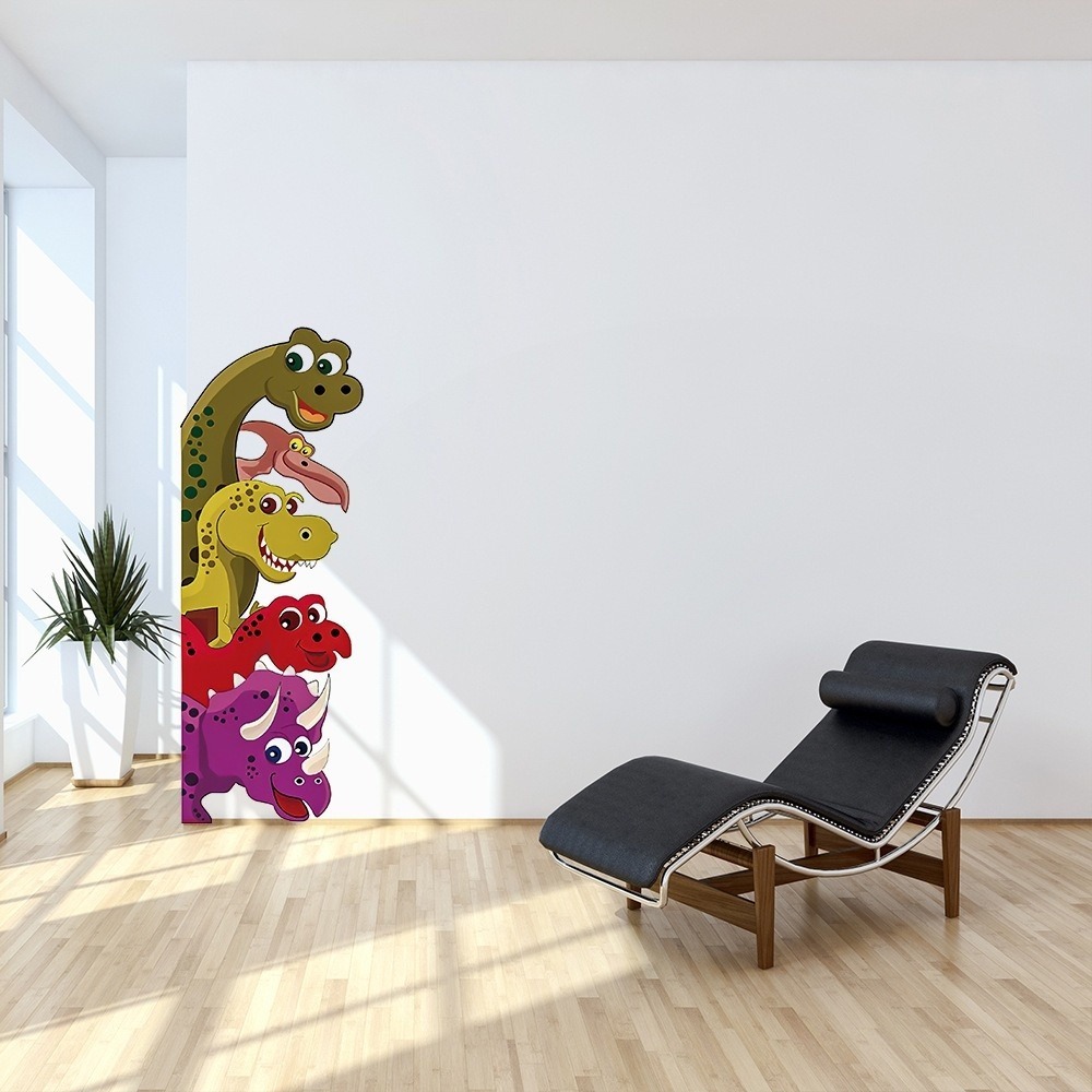 HIDING Dinosaur Sticker Wall Adhesive Sticker Room Decoration Sticker ...