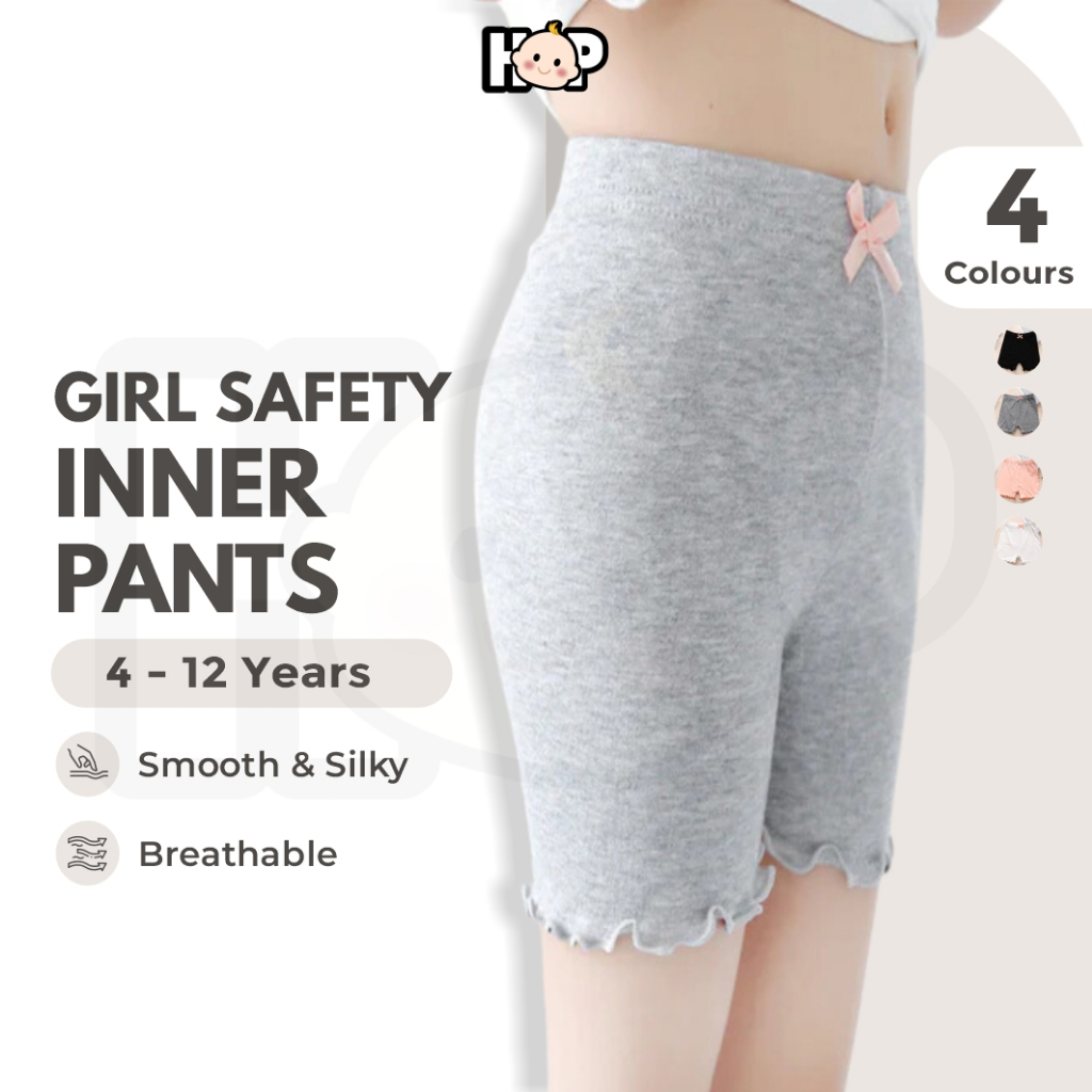 Girl Safety Inner Pants (4-16Y) Teenage Girl Inner Safety Pants Inner ...