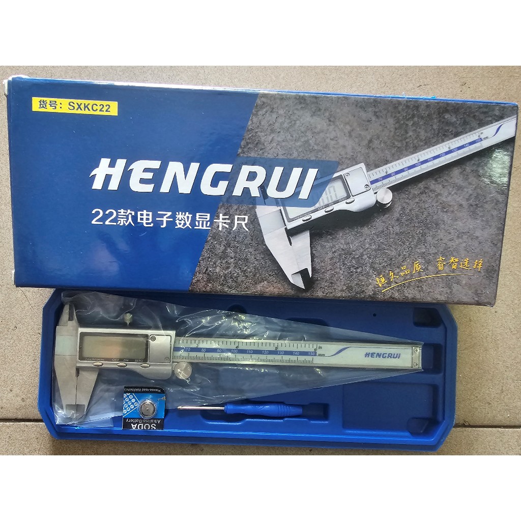 6" HENGRUI STAINLESS STEEL DIGITAL CALIPER SXKC22 | Shopee Malaysia