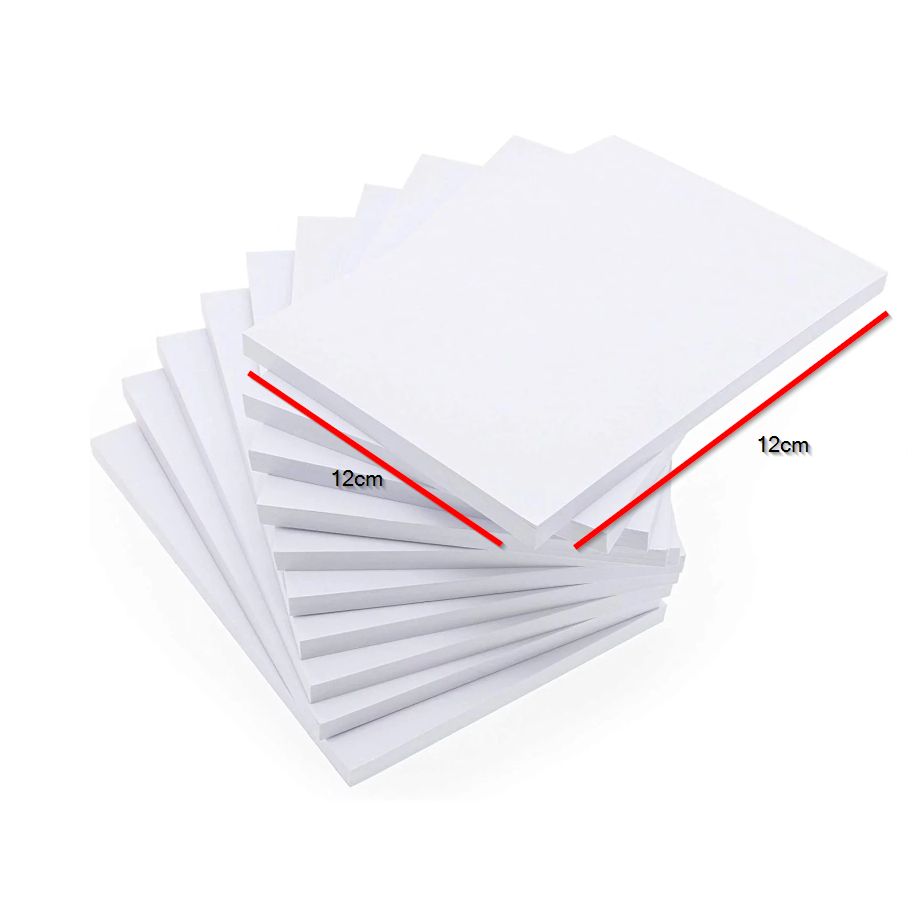 White Small Note Pad Paper (12CM X 12CM) 200sheets +- Writing Paper ...