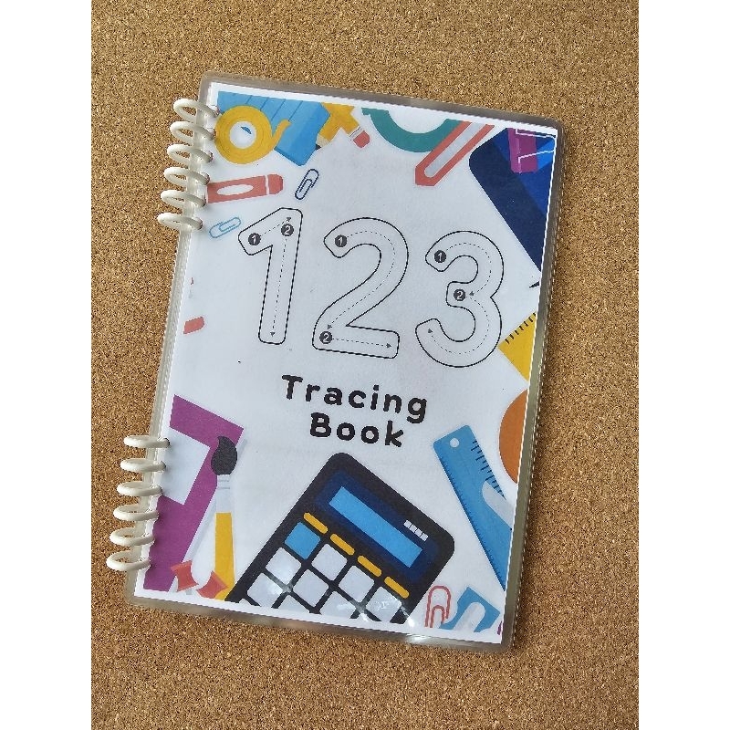 123 tracing book, numbers laminated book, flashcards. | Shopee Malaysia