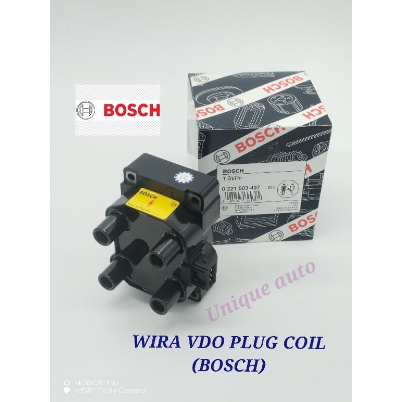PROTON WIRA VDO PLUG COIL (BOSCH) | Shopee Malaysia