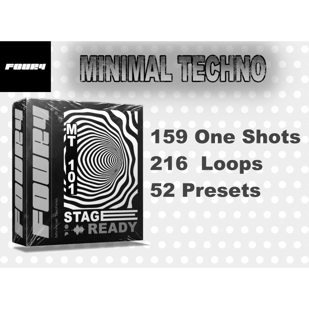 Minimal Techno Samples Pack by Four4 Music House With One Shots, Loops ...