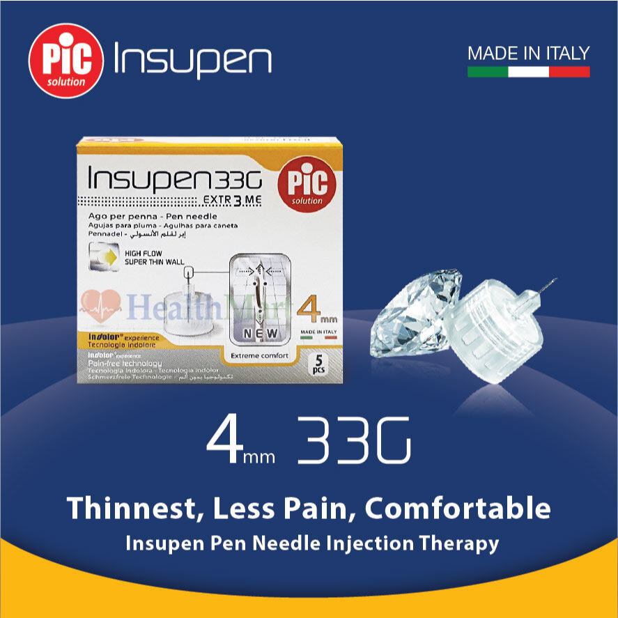 PIC insupen original (insulin needle) 33G 4mm (10pcs) | Shopee Malaysia