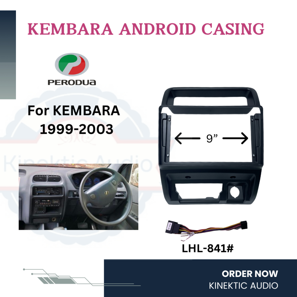 Perodua Kembara year 1999-2003, 9” android casing and plug & play ...