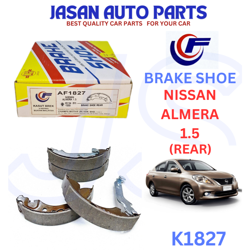 BRAKE SHOE NISSAN ALMERA 1.5 (REAR) | Shopee Malaysia
