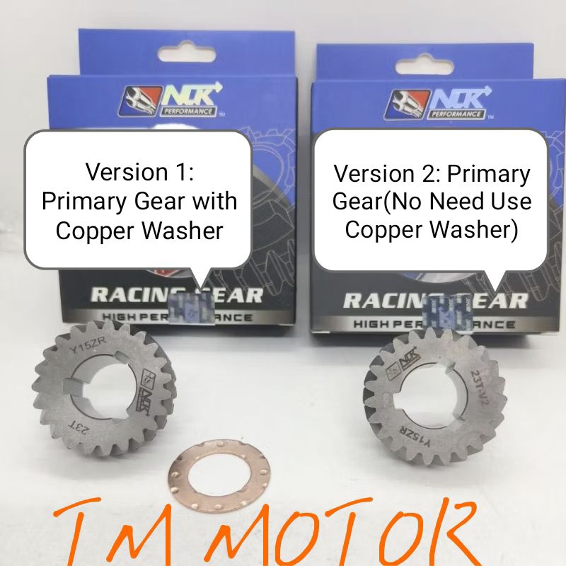 NLK Performance Primary Gear/ Primary Silent Gear (With Copper Washer ...
