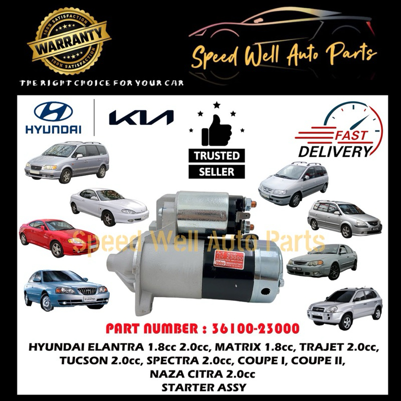 [ HYUNDAI/KIA STARTER ] KIA SPECTRA, HYUNDAI ELANTRA XD, MATRIX FC ...