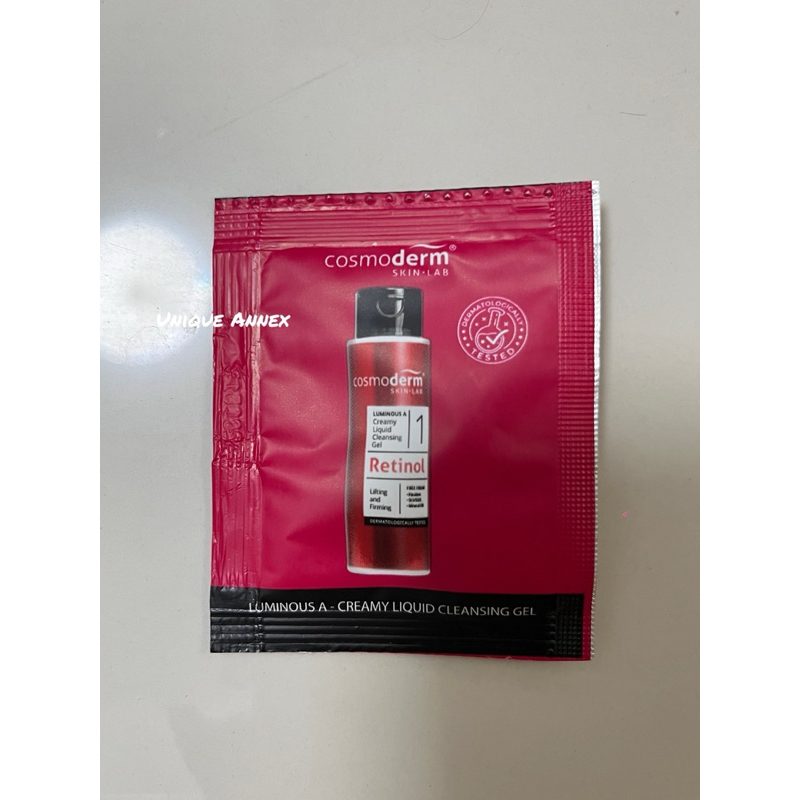 Cosmoderm Luminous A Creamy Liquid Cleansing Gel 5ml | Prevent Anti ...