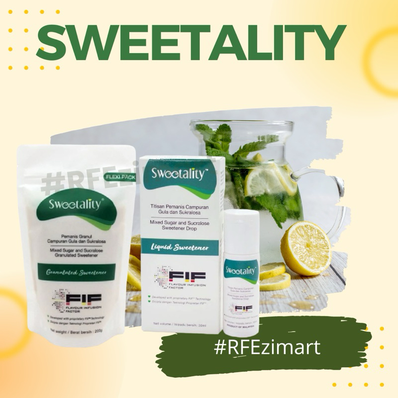 🔥 PROMO~ SWEETALITY GULA SIHAT ORIGINAL + GIFT🔥 | Shopee Malaysia
