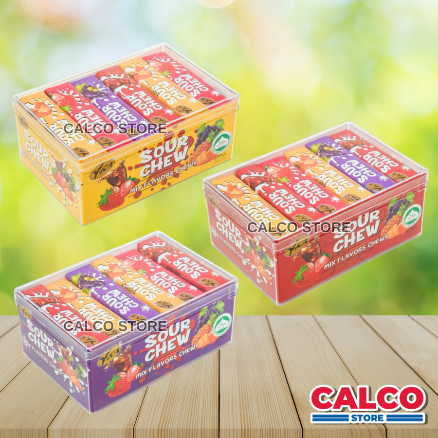 17.5g x 30pcs V.KA Brand Sour Chew Mix Flavors Chewy Candy Cola ...