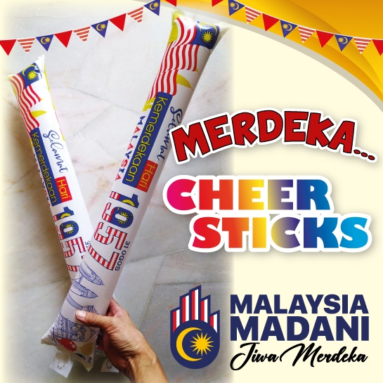 [HOT ITEM] Merdeka Cheer Sticks Inflatable balloon Sambutan Bulan ...