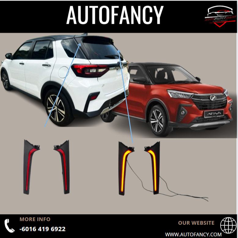 PERODUA ATIVA TOYOTA RAIZE REAR SIDE PILLAR COVER LED RUNNING SIGNAL ...