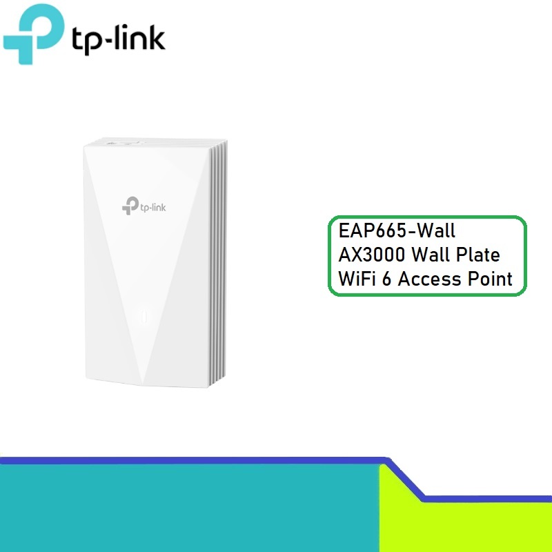 TP-Link EAP655-Wall AX3000 Wall Plate Dual-Band WiFi 6 Access Point ...