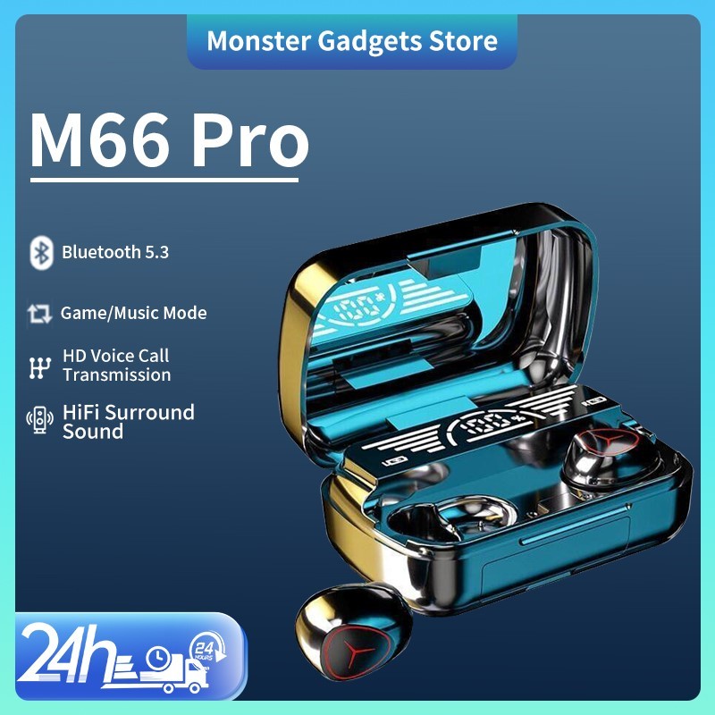M66 Pro Earphones with Low Latency High-Definition Digital Touch Noise ...