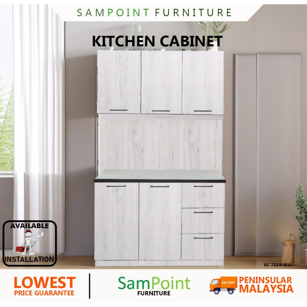 🔥READY STOCK🔥Sam Point Kitchen Cabinet/Almari Dapur/Kabinet Dapur ...