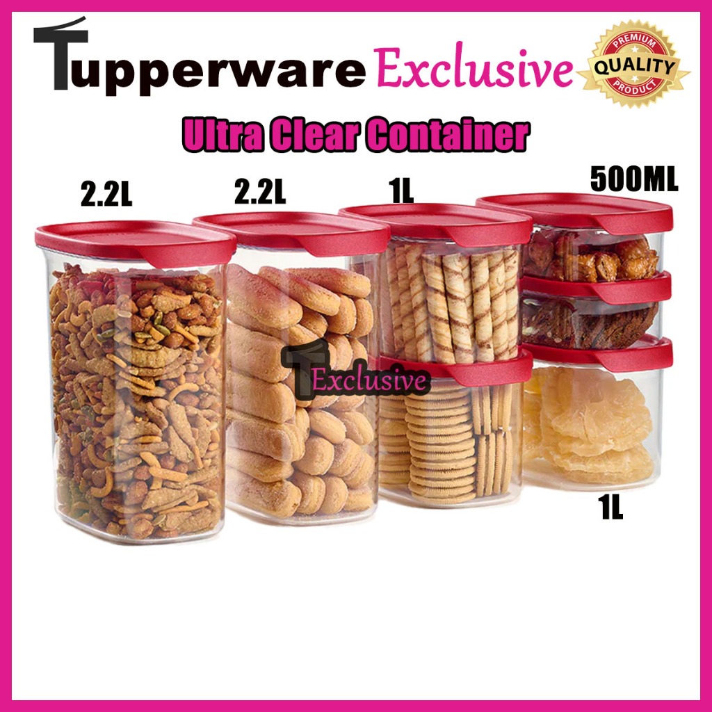 Tupperware Brands Ultra Clear Container Tupperware Air Tight Food ...