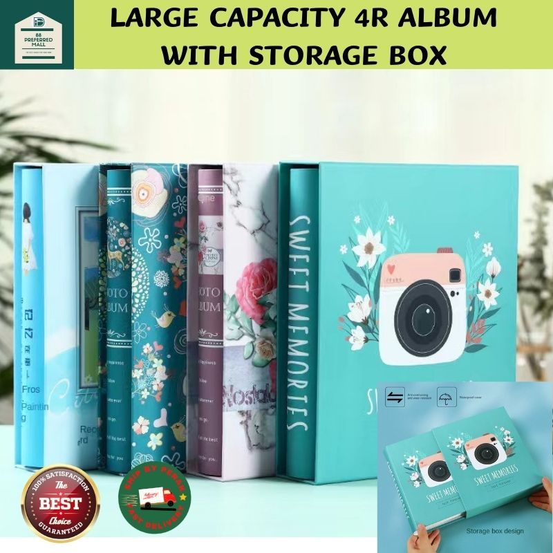 4R Photo Album 200pcs Interleaf Type Children Growth Commemorative ...