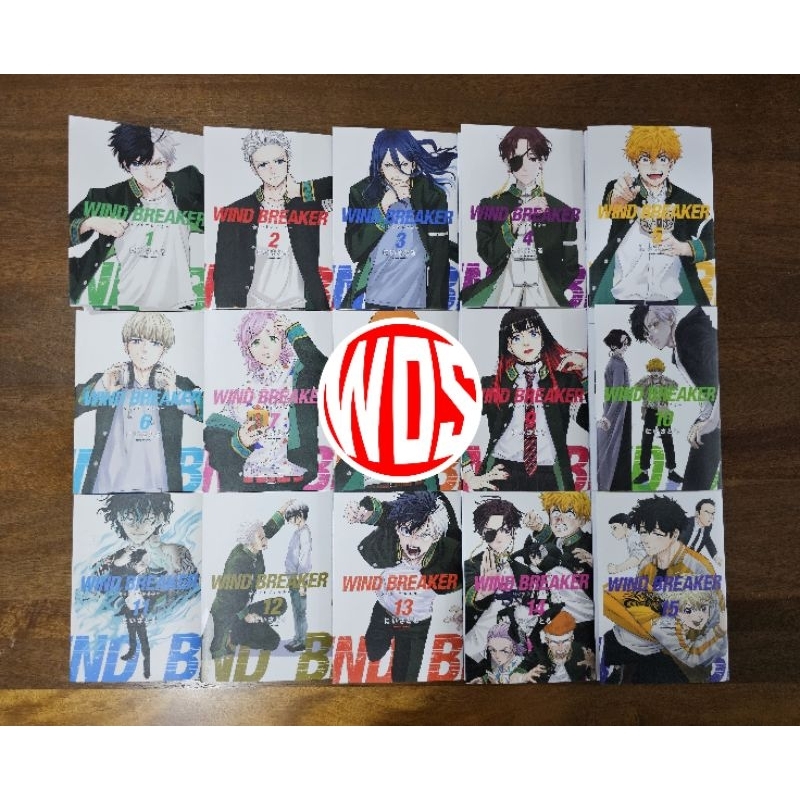 Manga : Wind Breaker volume 1-15 (Fullset)(English Version) | Shopee ...