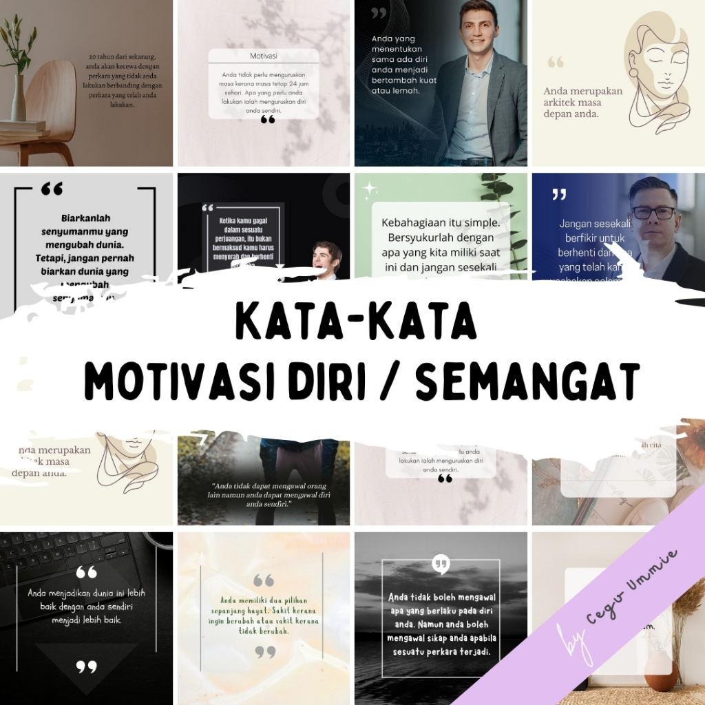 Kata Semangat Hikmah Motivasti Diri Qoutes Aesthetic Instagram Facebook ...