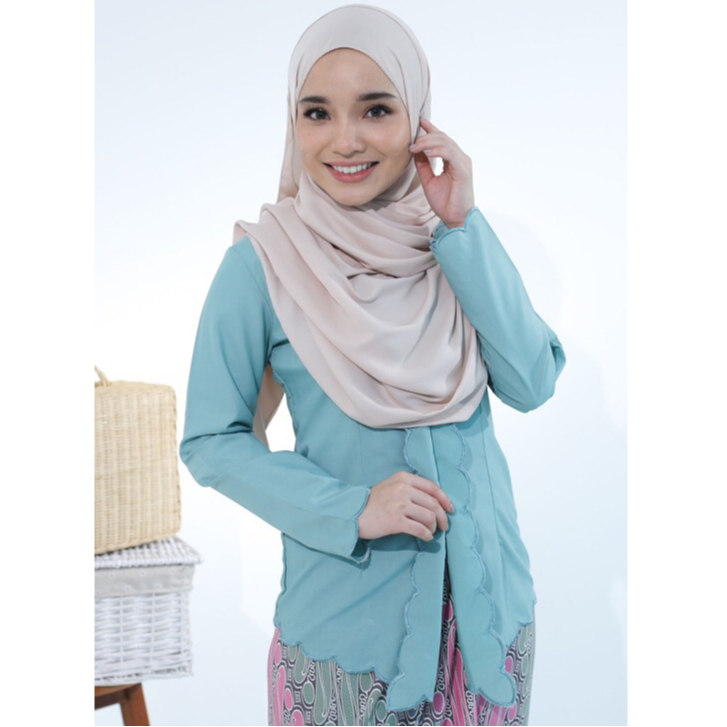 BYHISDAISY (TOP) Kebaya Klasika Cotton Moden Nyonya Simple Minimalist ...