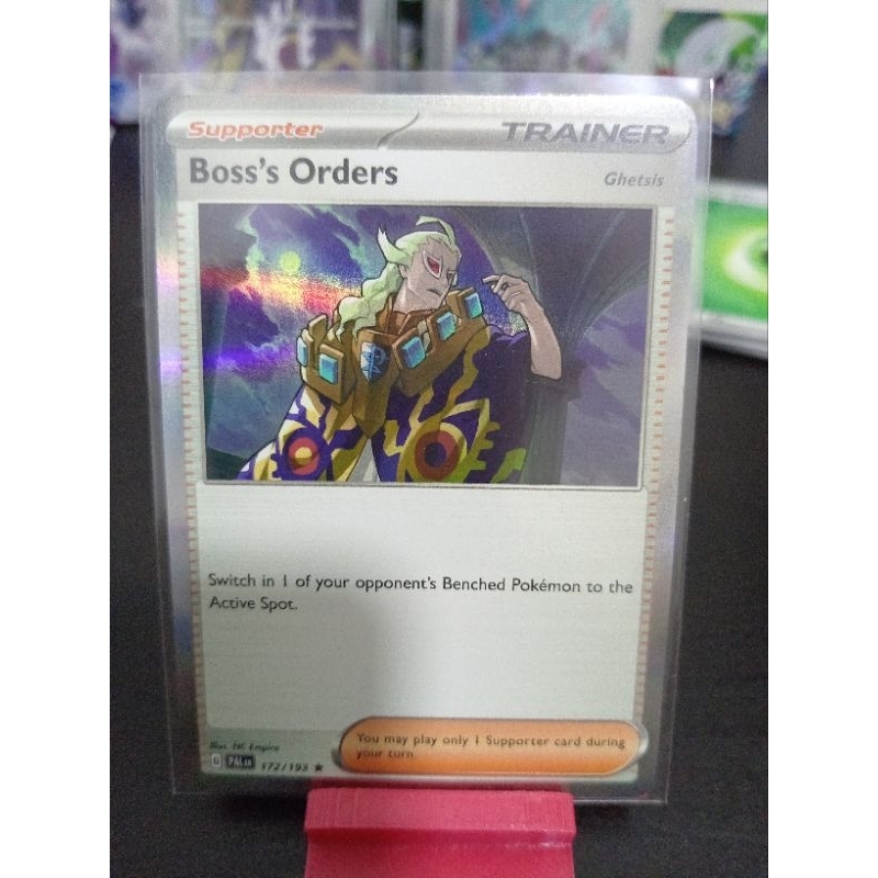 Boss's Order - 172/193 - Rare SV02 Scarlet & Violet: Paldea Evolved ...