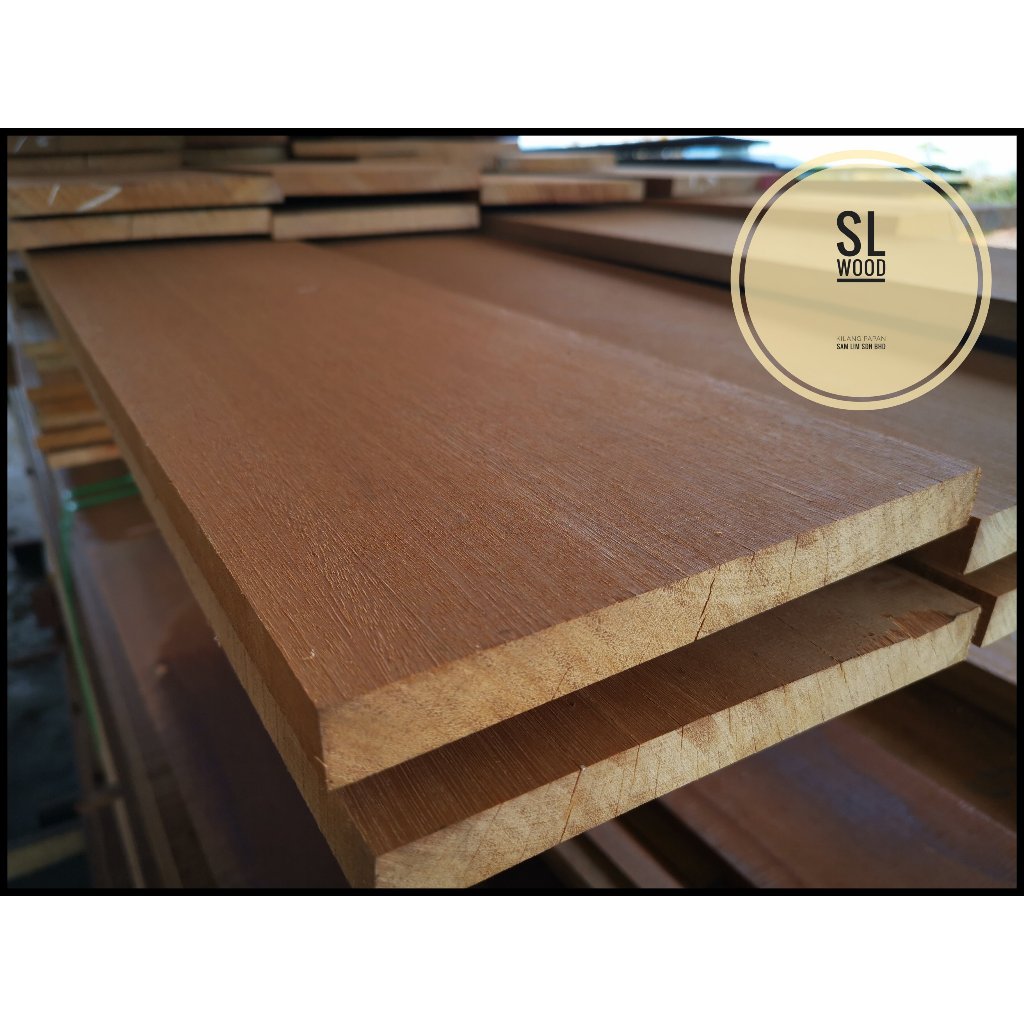 70(T)mm × 230(W)mm = 600(L)mm Balau Solid Wood Timber Smooth Finish ...