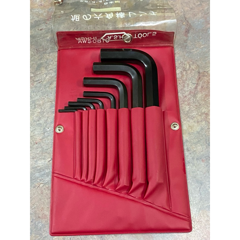 ASAHI Alen key / Hex key wrench set AWS0810 Made in Japan | Shopee Malaysia