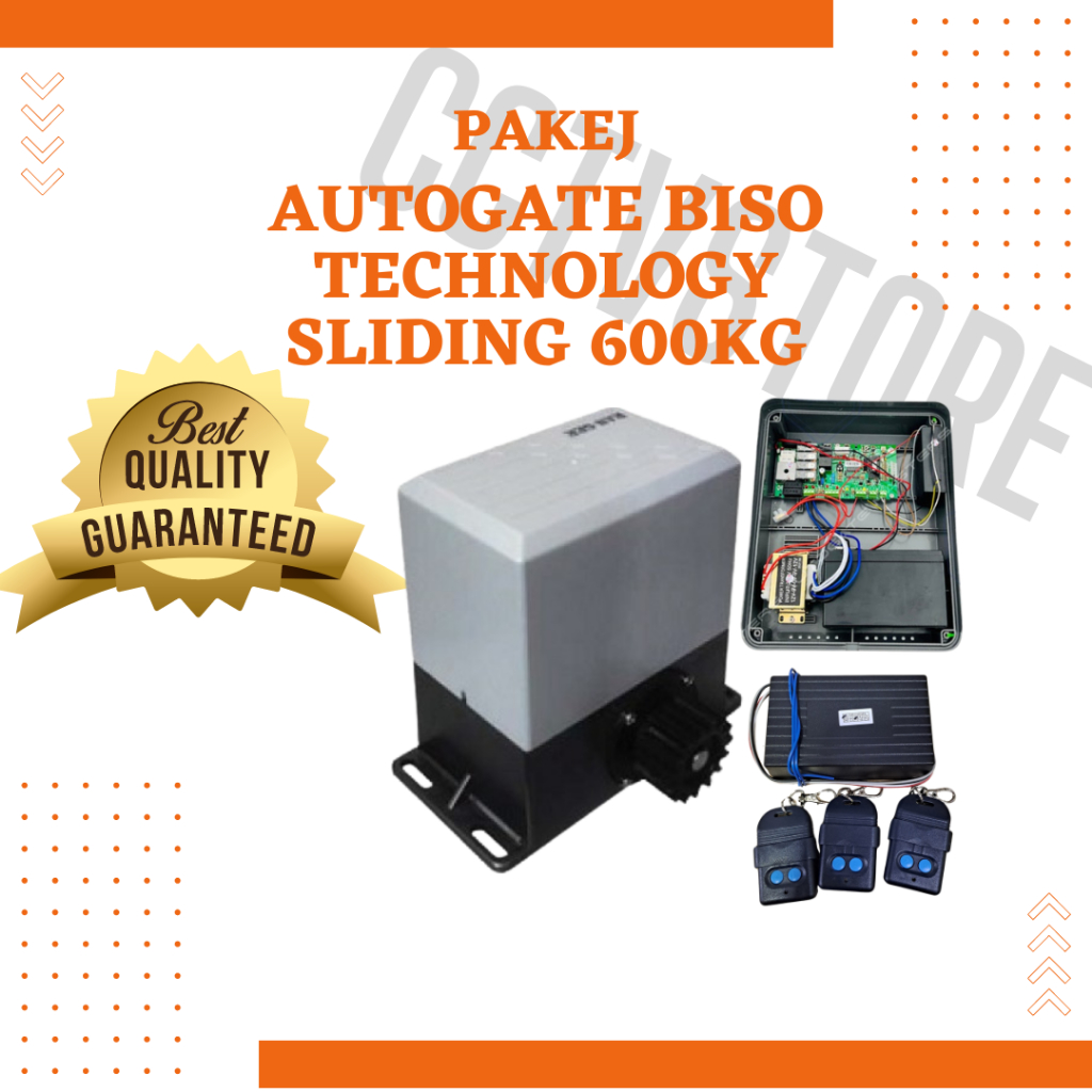 PAKEJ AUTOGATE BISO TECHNOLOGY SLIDING 600KG | Shopee Malaysia