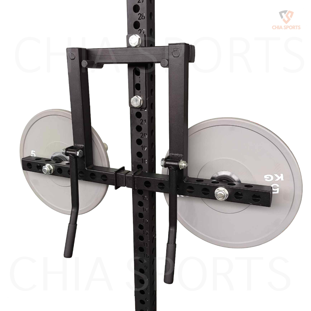 RACK MOUNTED LATERAL RAISE ATTACHMENT SHOULDER TRAINER POWER RACK SQUAT ...