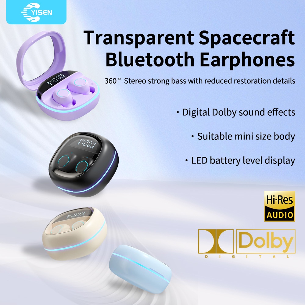 M41 TWS 5.3 Bluetooth Earphones Wireless Earbuds LED Display Touch ...