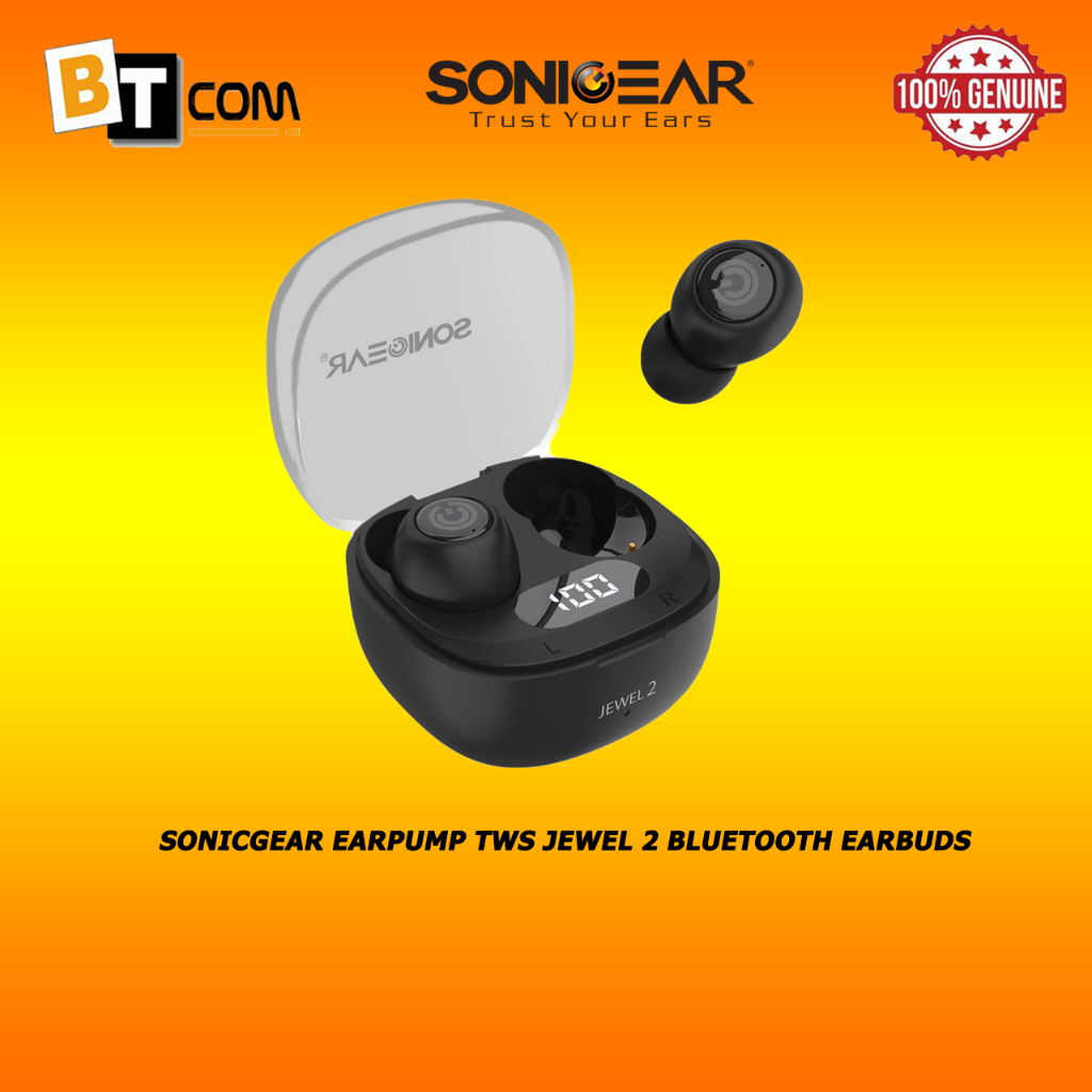 SonicGear Earpump TWS Jewel 2 Bluetooth Earbuds | Shopee Malaysia