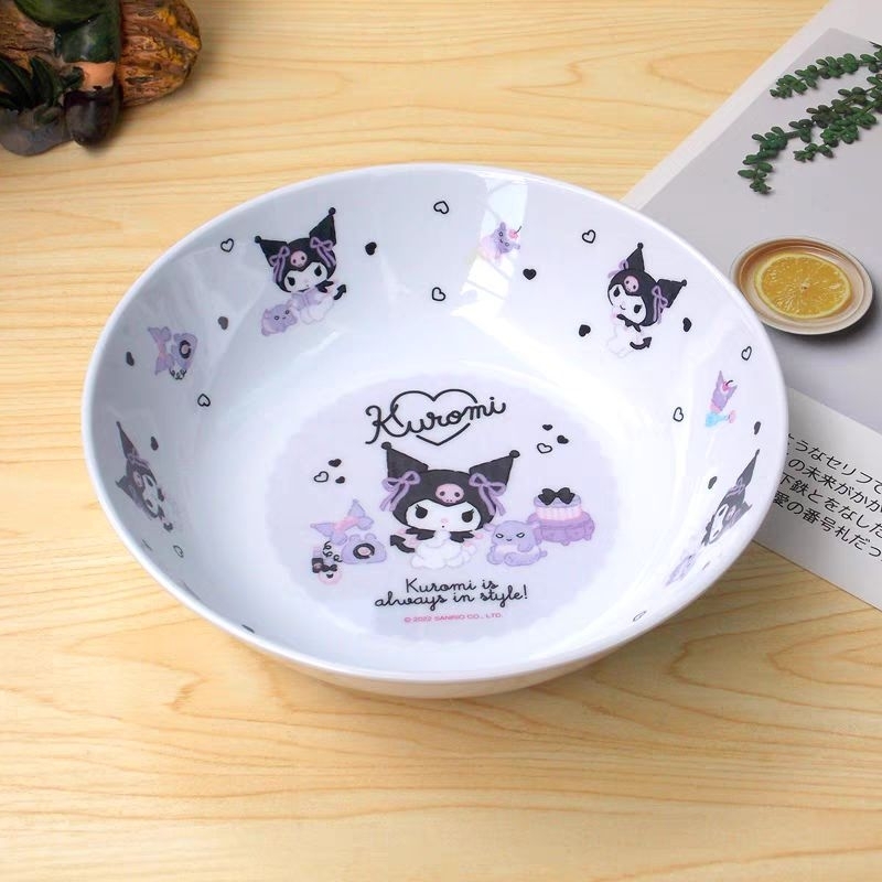 Kuromi melamine deep plate库洛米卡通深盘美耐皿 | Shopee Malaysia