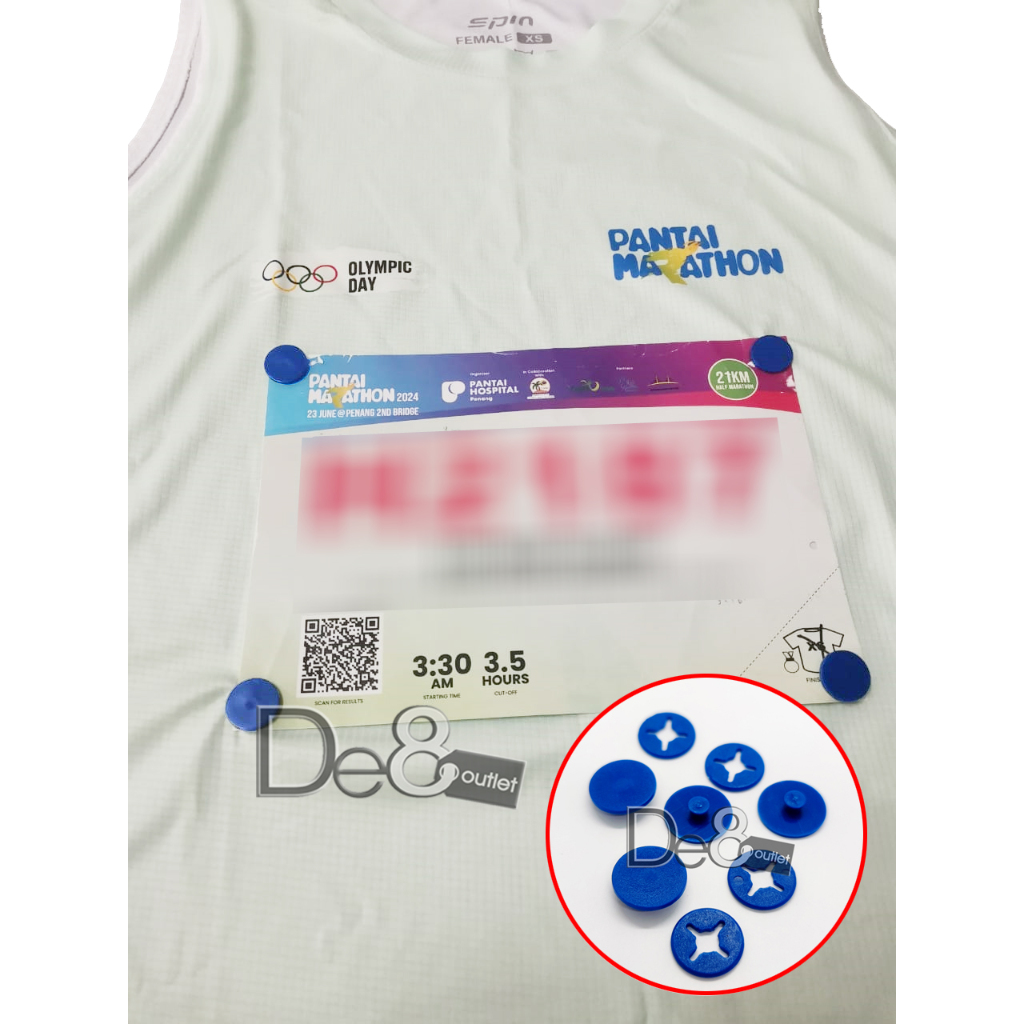 Marathon Bib Button / Marathon Race Number Buckles / Running Bib Button ...