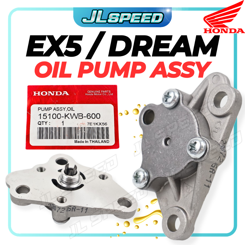 HONDA EX5 HIGH POWER / EX5 DREAM / WAVE 100 Oil Pump Assy Minyak Pump ...