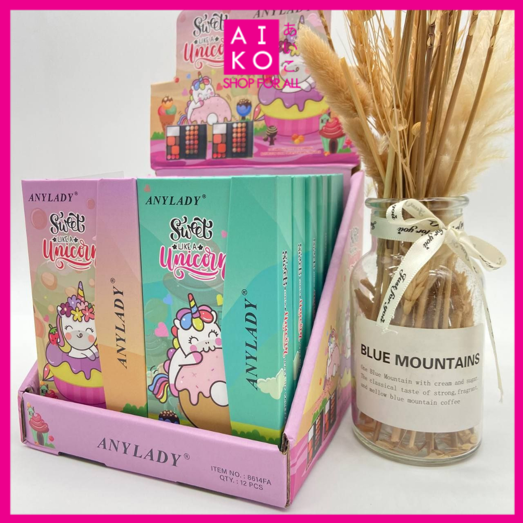 (AIKO)ANYLADY SWEET UNICORN 25 COLORS EYESHADOW MAKEUP PALETTE (8614FA ...