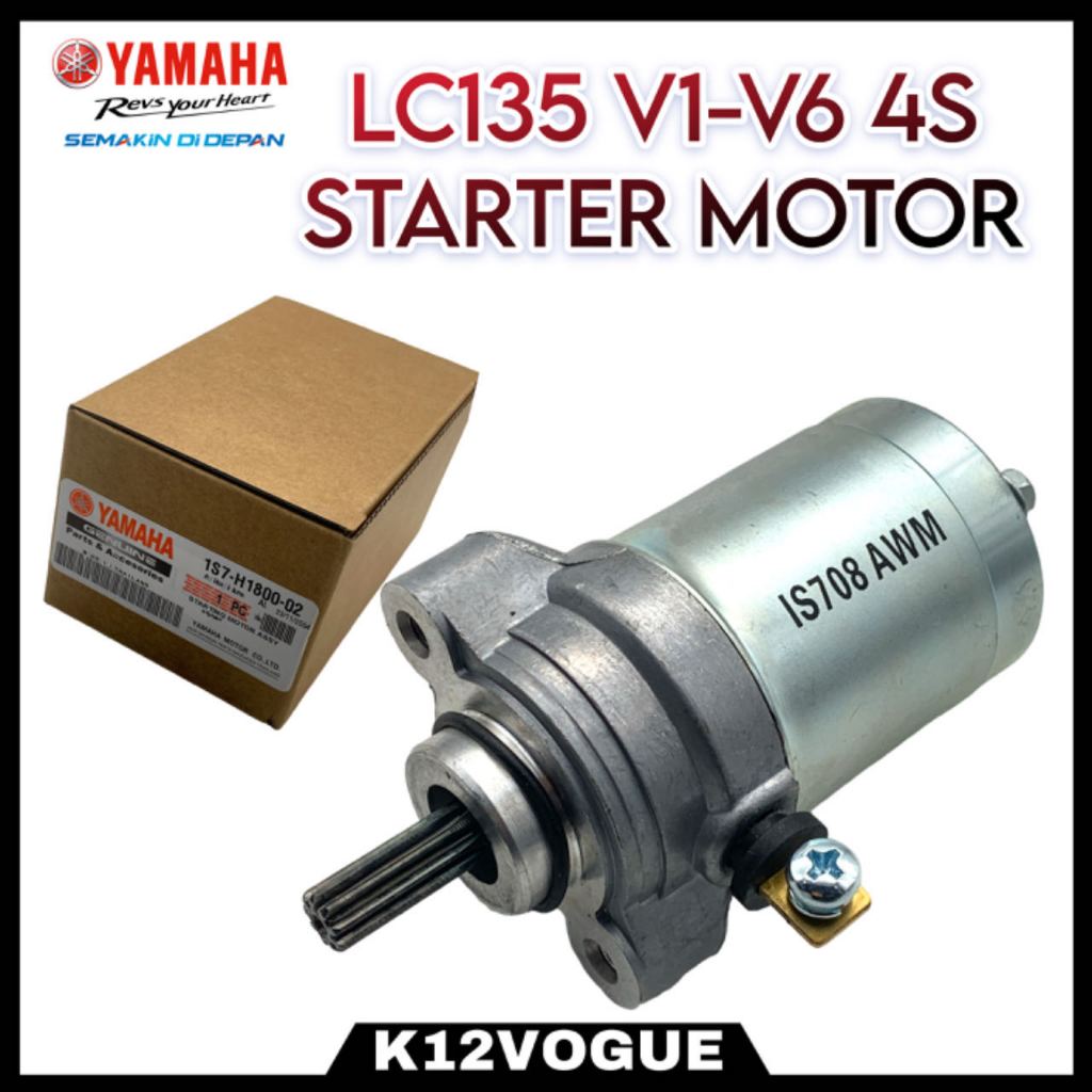 YAMAHA LC135 4S V1/V2/V3/V4/V5/V6/V7 STARTER MOTOR ASSY STATER MOTO ELECTRIC START MOTOR STARTOR ...