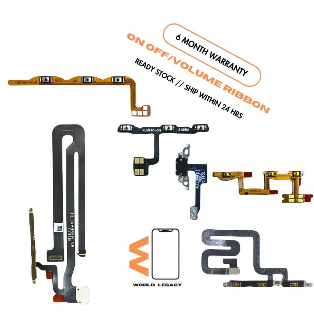 WL[ON OFF/VOLUME RIBBON]HW NOVA LITE/2I/2 LITE/2 PLUS/3/3I/3E/4/4E/5T/7 ...