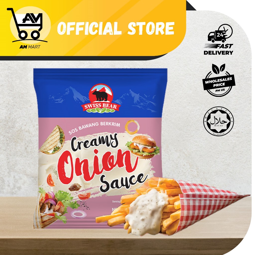 🌙RAYA SALE Swiss Bear Creamy Onion Sauce | Sos Bawang Berkrim #1kg ...