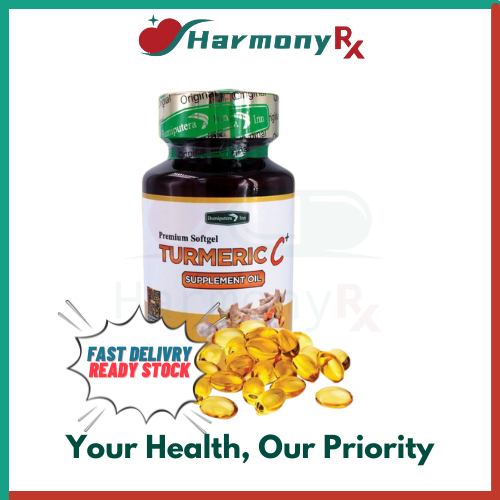 Turmeric C Plus Supplement Oil Softgel 30 Capsules ORIGINAL HQ STOCK ...