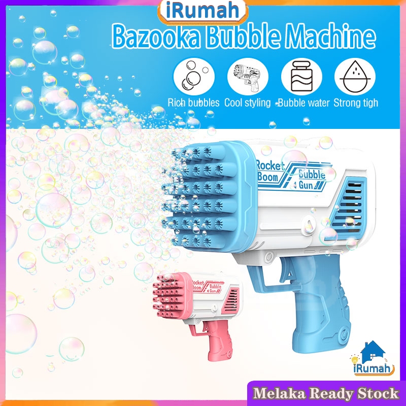 Electric Bubble Machine Bazooka Bubble Machine Portable Outdoor Bubble Blowing Machine Children ...