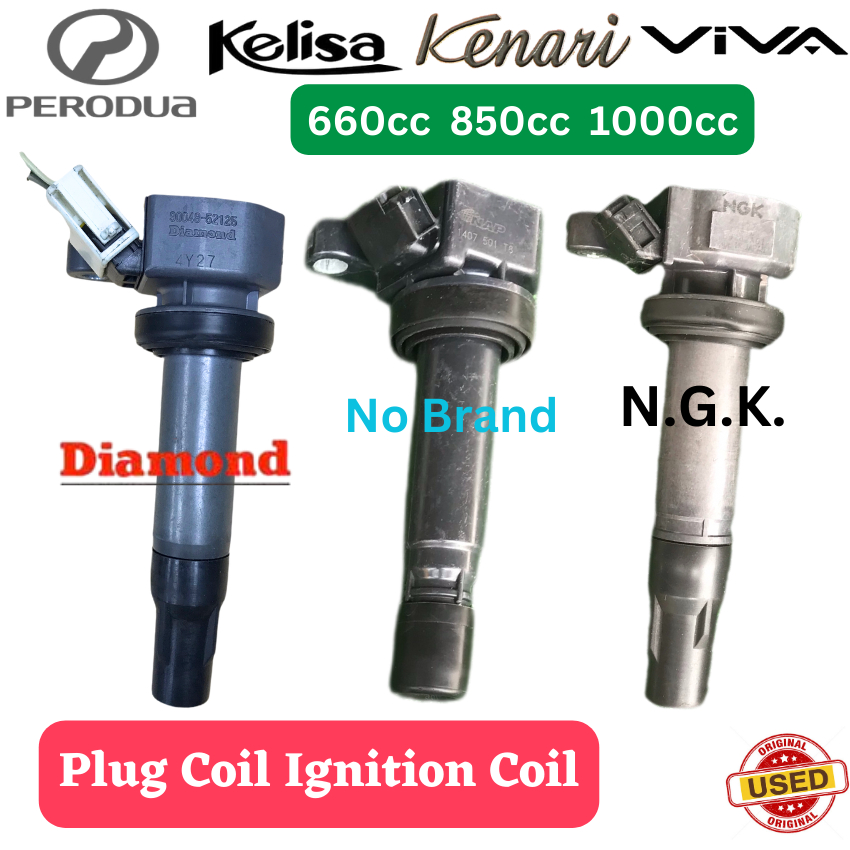 Used Ignition Plug Coil Fit For Perodua Kelisa Kenari Viva 660 850 1000 ...