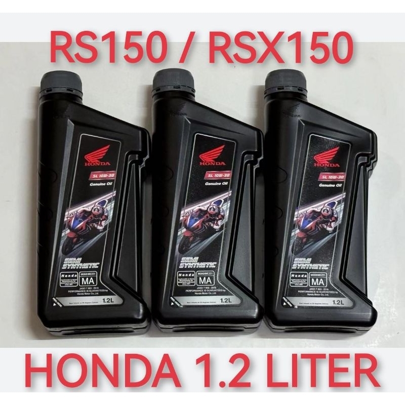 HONDA 4T 1.2 LITER RS150 RSX150 MINYAK ENGINE 10W30 ORIGINAL MINYAK 4T ...