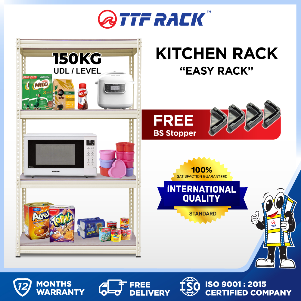 TTF Rack™️ KITCHEN RACK EASY H150-210cm/ Boltless Rack Storage Rack Rak ...