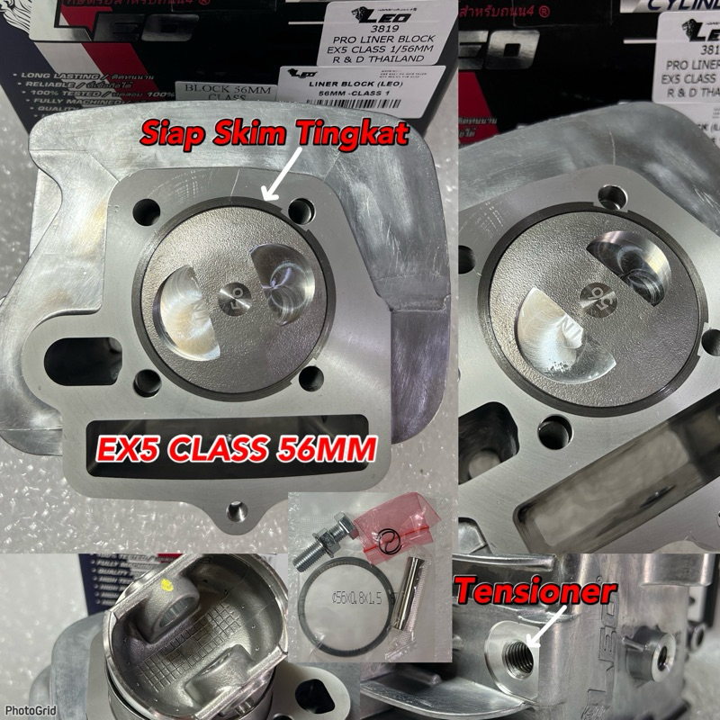 LEO BLOCK EX5 CLASS 1 RZ BLOCK RACING HONDA EX5 CLASS 1 EX5110 53MM ...